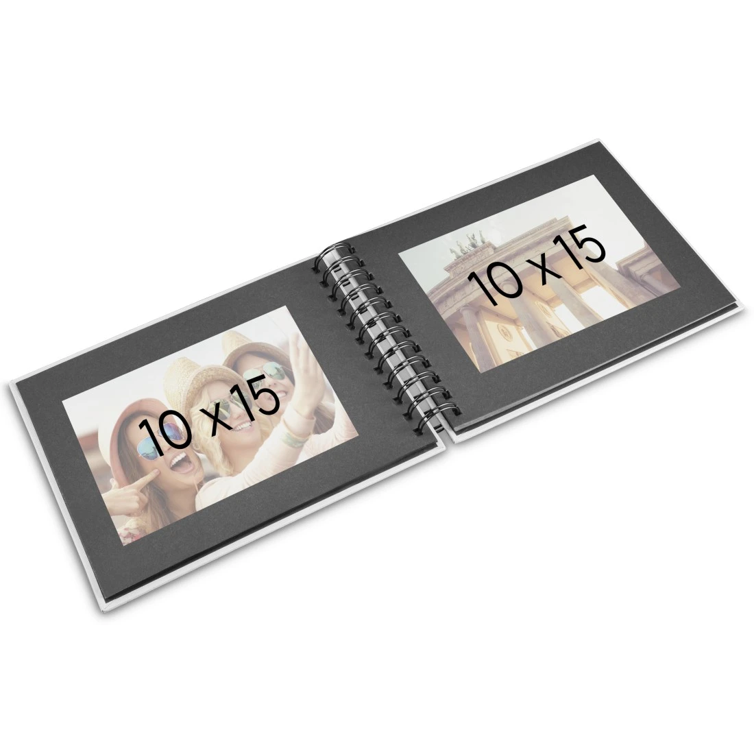 Hama Nordics | "Fine Art" Spiral Album, 24x17 cm, 50 Black Pages, Mousse