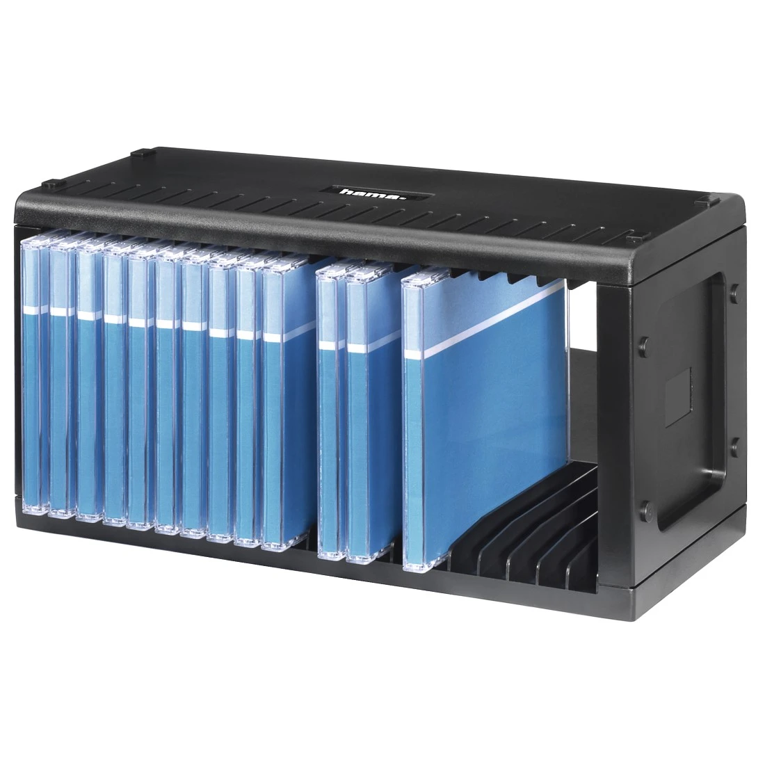 CD Rack 20, black | Hama | Hama Nordics