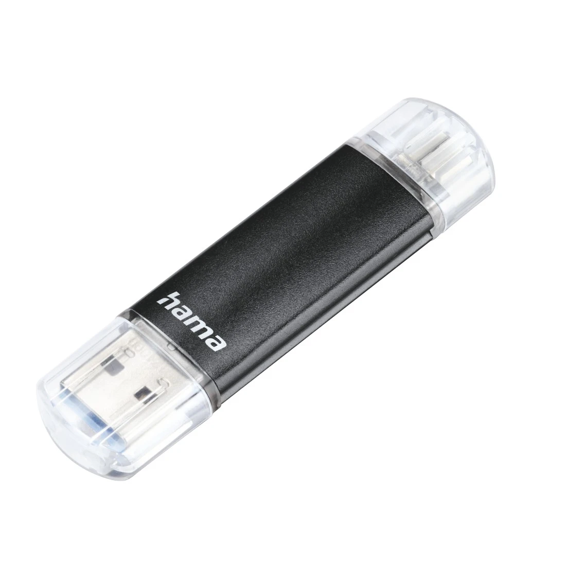 "Laeta Twin" USB Flash Drive, USB 3.0, 64GB, 40MB/s, black | Hama