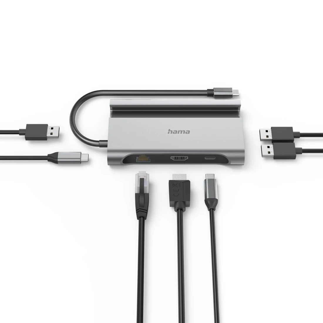 Hama Nordics | "Connect2Mobile V2" USB-C Hub, Multiport, 7 Ports