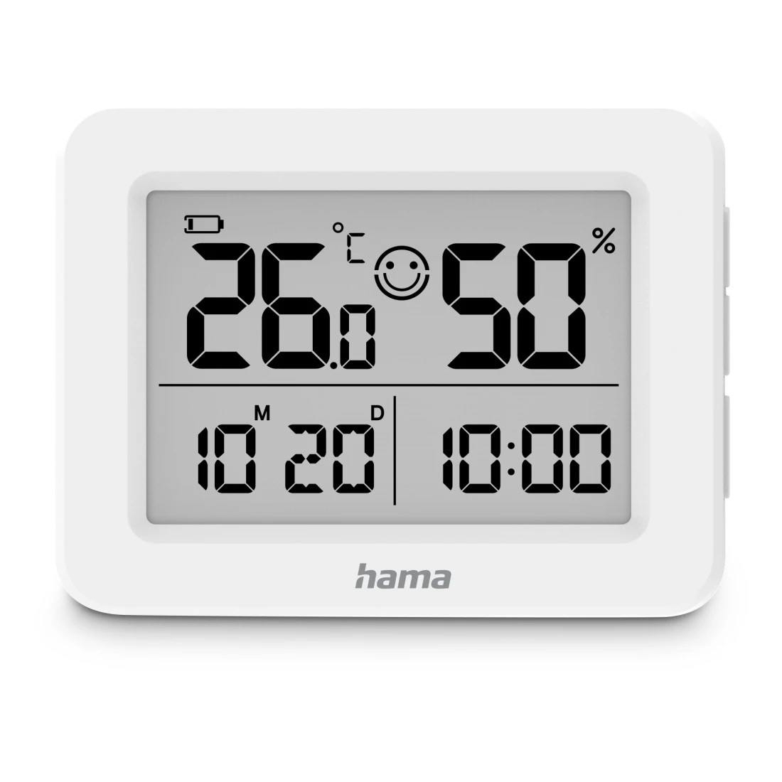 Hama Nordics | "Lefkada" Thermometer and Hygrometer, white